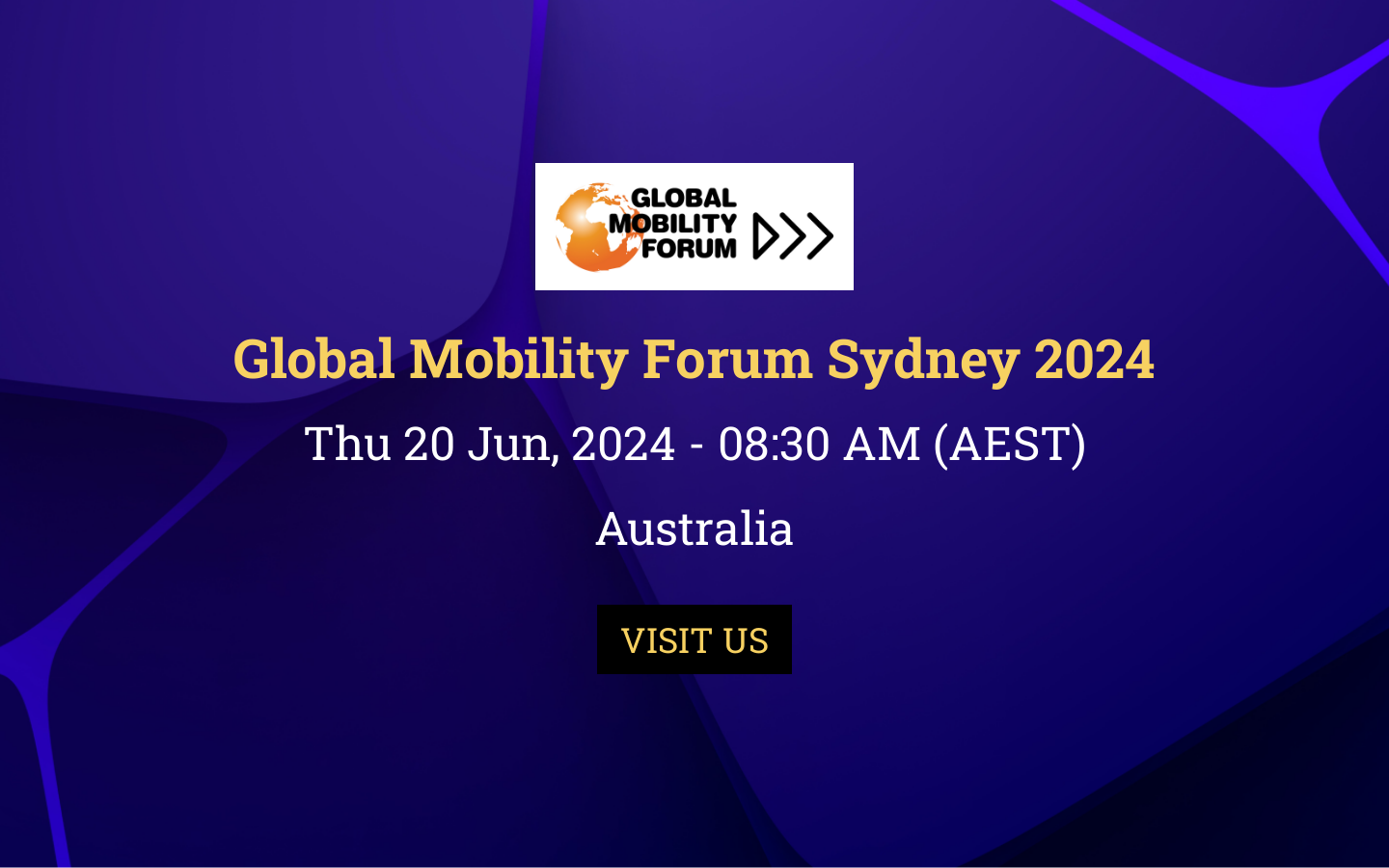 Global Mobility Forum Sydney 2024